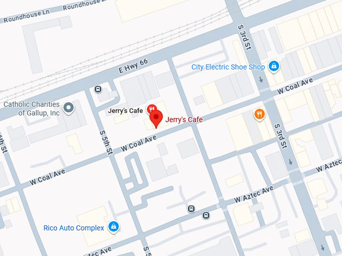 16. jerry&rsquo;s caf&eacute; map