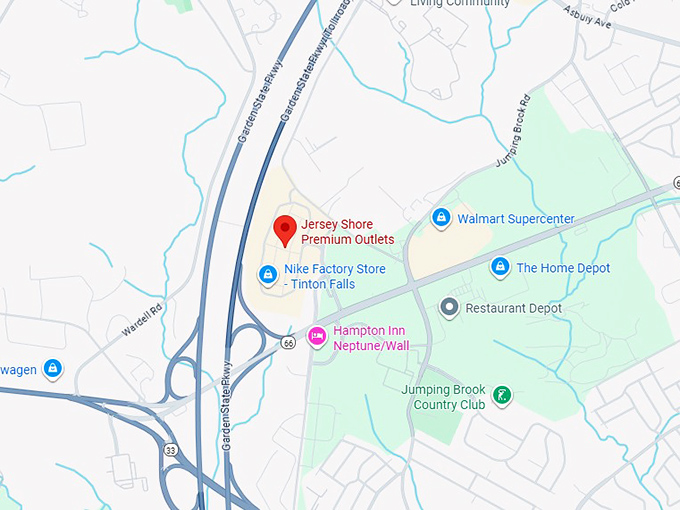 16. jersey shore premium outlets map