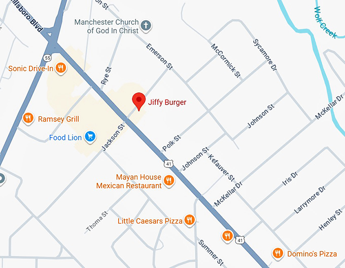 16. jiffy burger map