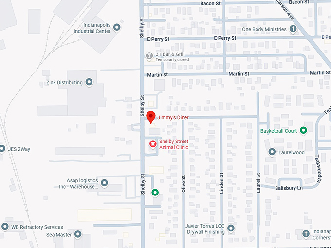 16. jimmy&rsquo;s diner map