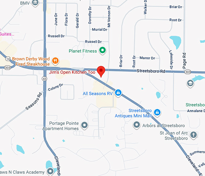 16. jim's open kitchen too map