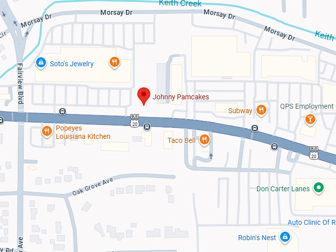 16. johnny pamcakes map