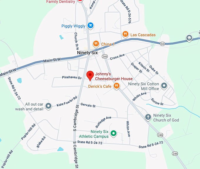 16. johnny's cheeseburger house map