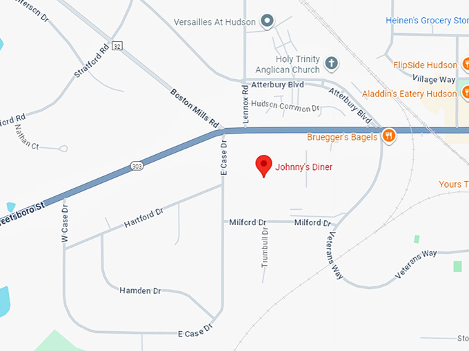 16. johnny&rsquo;s diner map