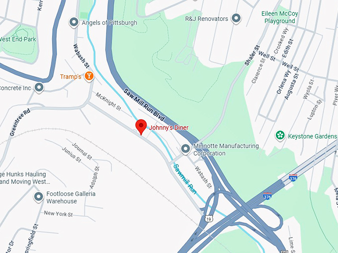 16. johnny's diner map