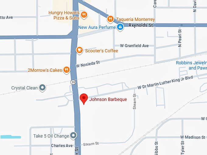 16. johnson barbeque map