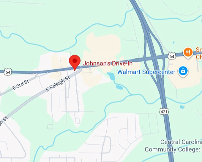 16. johnson&rsquo;s drive in map