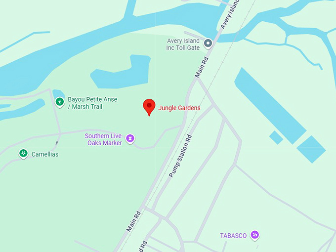 16. jungle gardens map