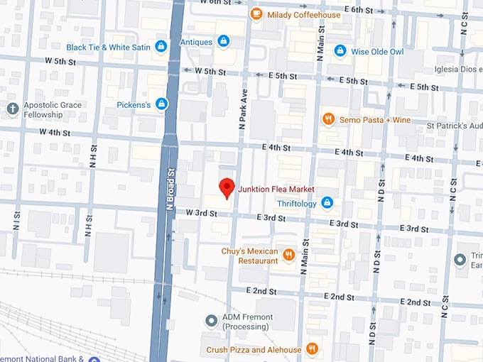 16. junktion flea market map