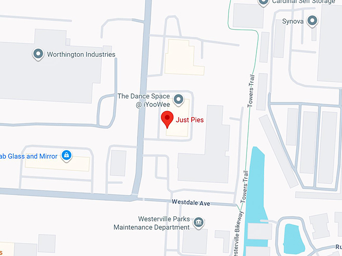 16. just pies inc map