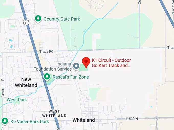 16. k1 circuit outdoor go kart track and event venue map
