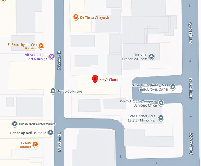 16. katy's place map