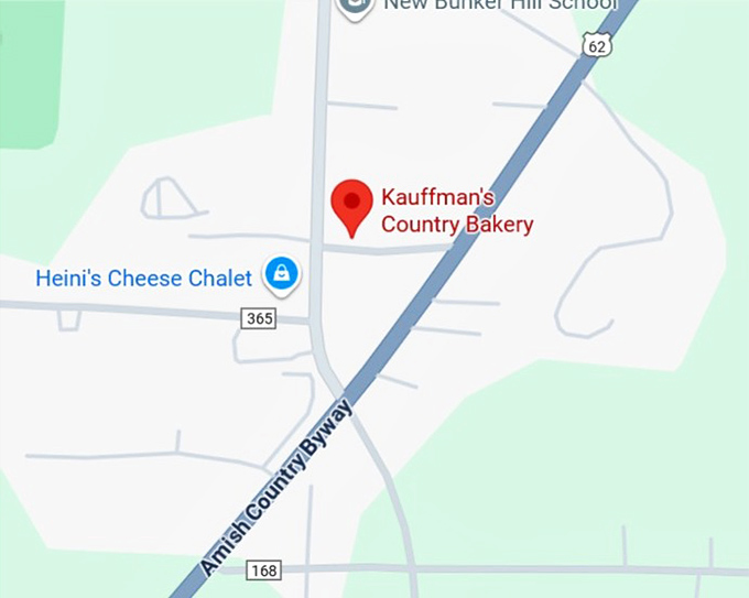 16. kauffman's country bakery map