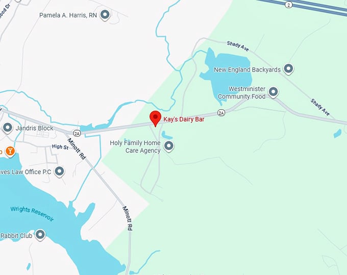 16. kay's dairy bar map