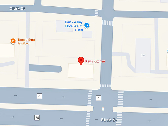 16. kay’s kitchen map