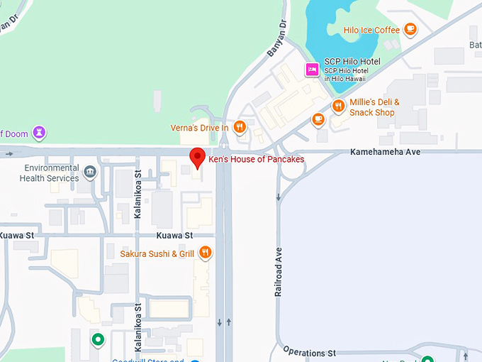 16. ken's house of pancakes map