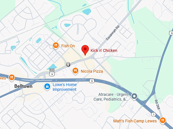 16. kick n' chicken map