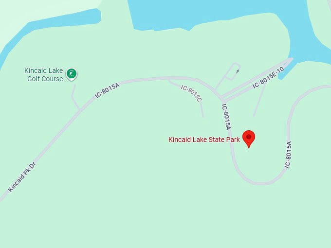 16. kincaid lake state park map