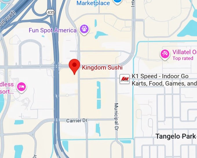 16. kingdom sushi map