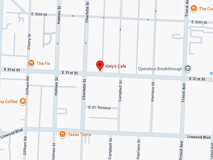 16. kitty&rsquo;s cafe map