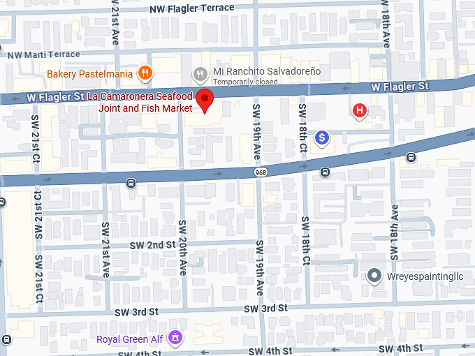 16. la camaronera seafood joint and fish market map