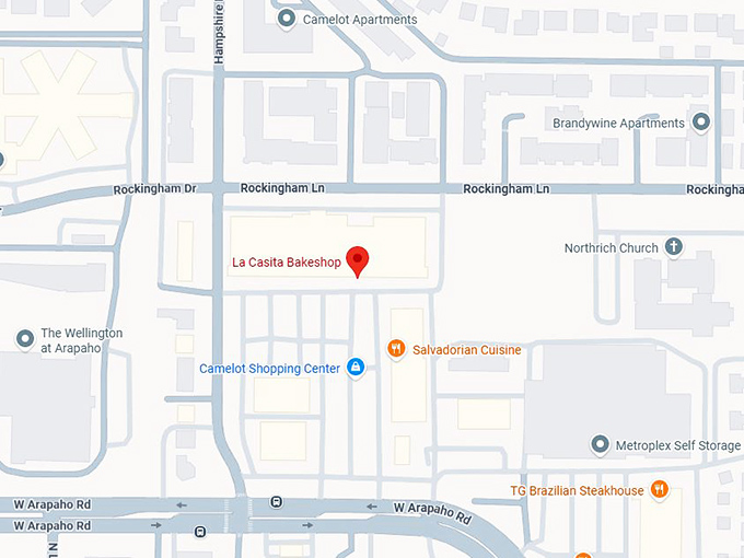 16. la casita bakeshop map