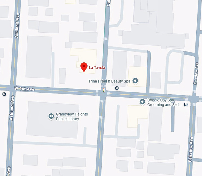 16. la tavola map