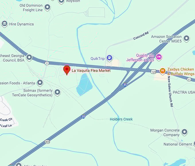 16. la vaquita flea market map
