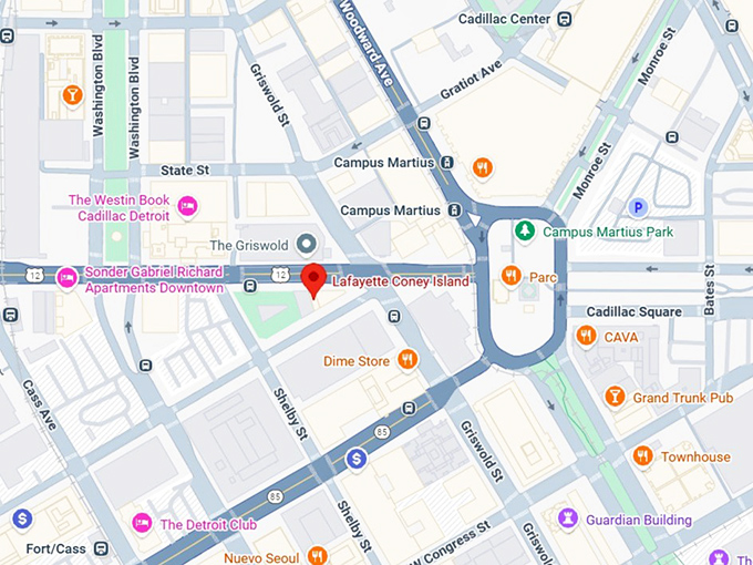 16. lafayette coney island map