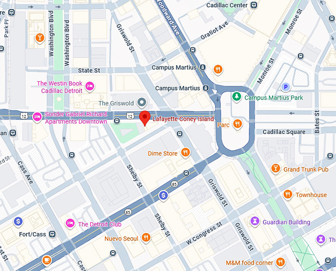 16. lafayette coney island map