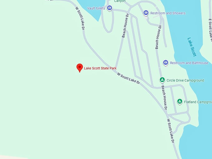 16. lake scott state park map