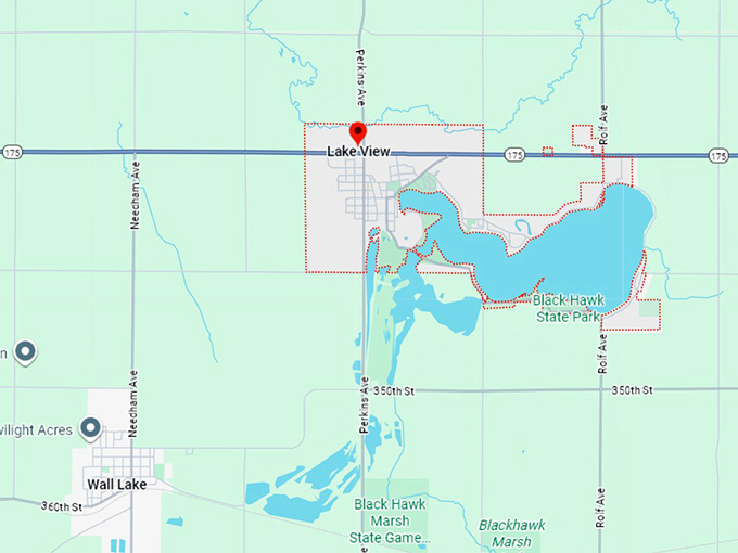 16. lake view, ia map