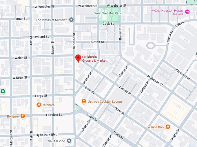 16. lankford's grocery & market map