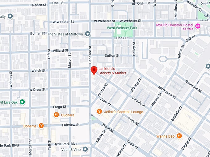 16. lankford's grocery & market map
