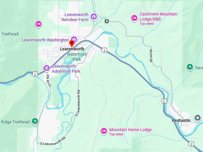 16. leavenworth map