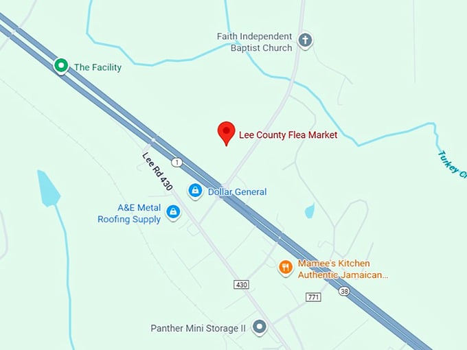 16. lee county flea market map