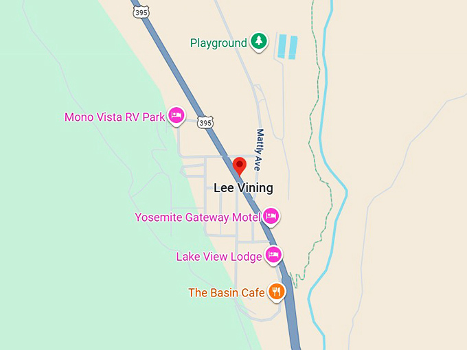 16. lee vining map