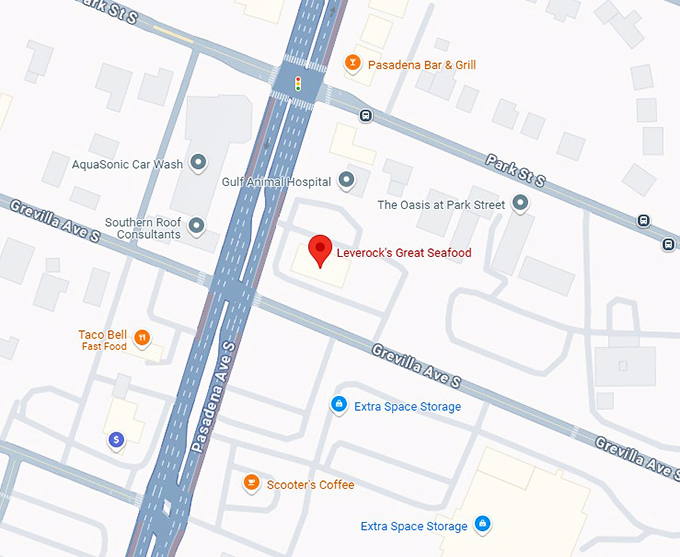 16. leverock's great seafood map