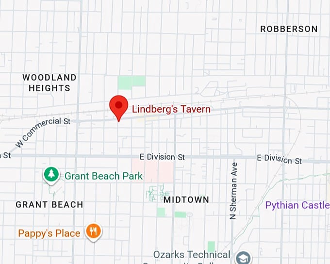 16. lindberg's tavern map