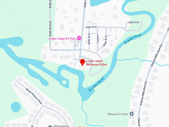 16. linger lodge restaurant & bar map