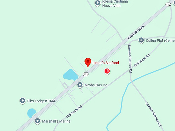 16. linton's seafood map