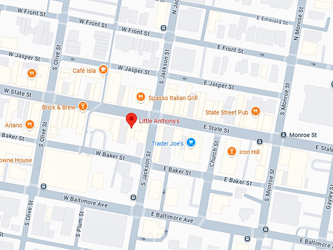 16. little anthony's map