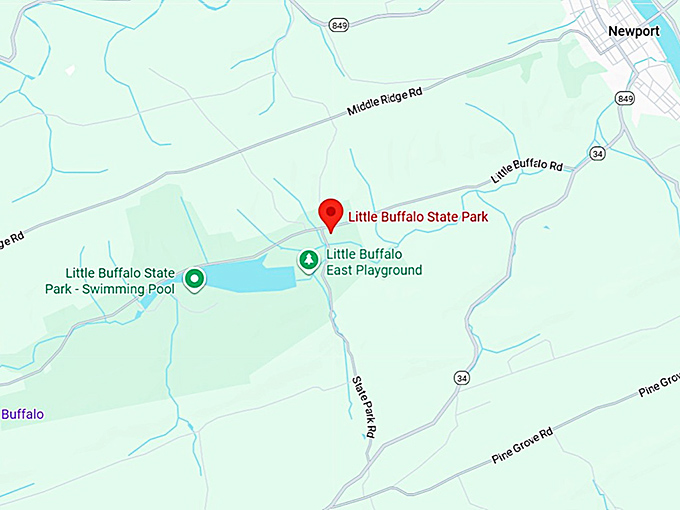 16. little buffalo state park map