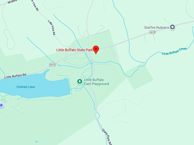 16. little buffalo state park map