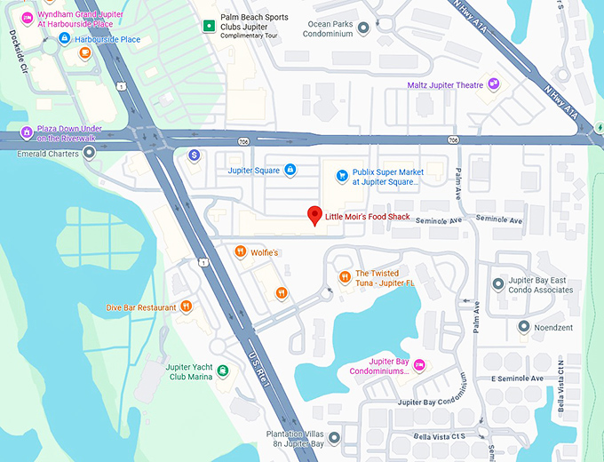 16. little moir’s food shack map