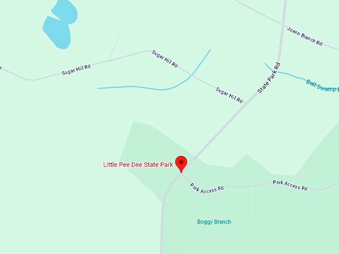 16. little pee dee state park map