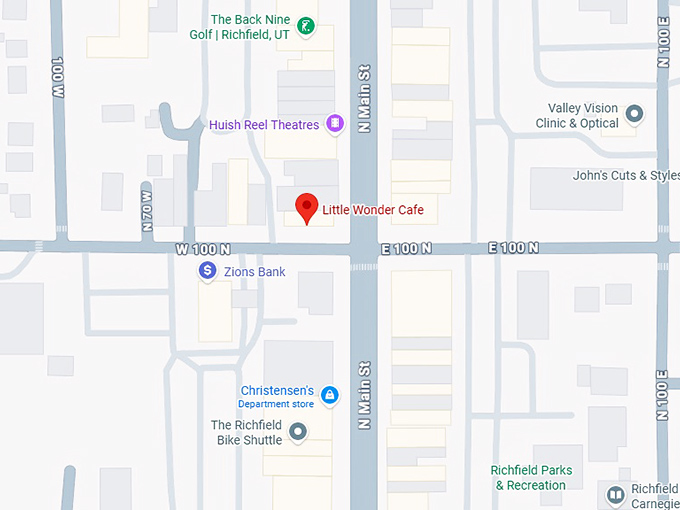 16. little wonder cafe map