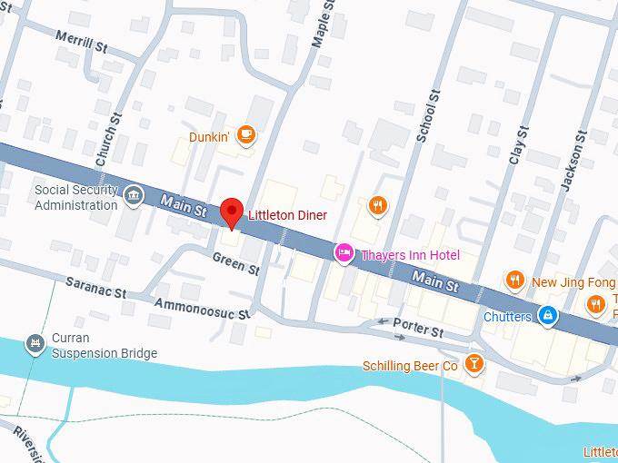 16. littleton diner map