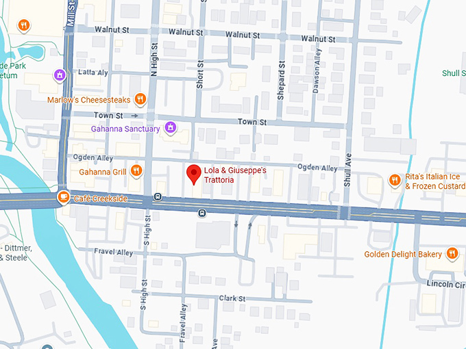 16. lola & giuseppe&rsquo;s trattoria map