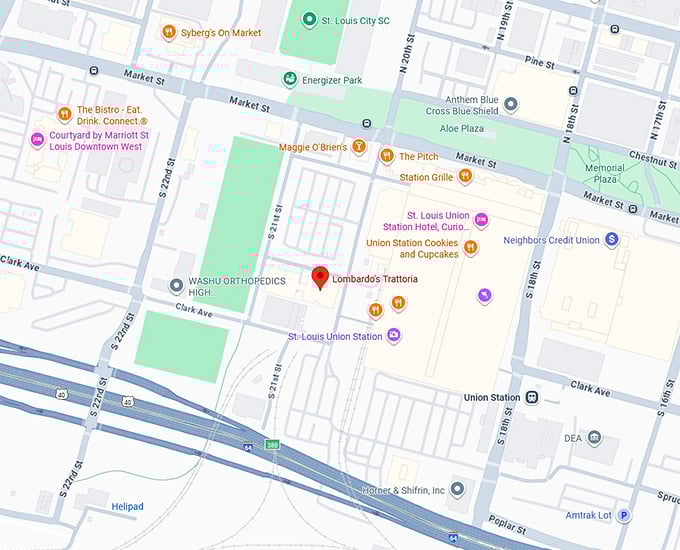 16. lombardo's trattoria map